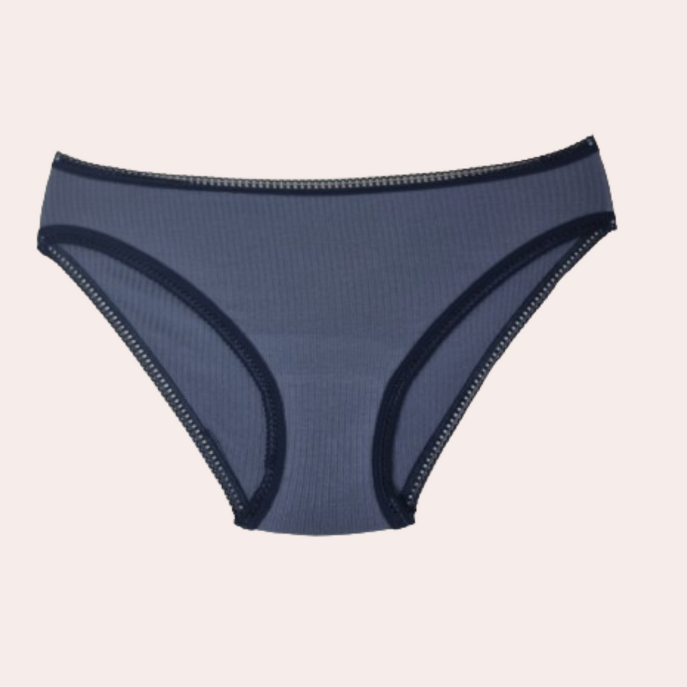 Knickerhood Classic Knicker - Grey - Ribbed TENCEL™ - Sustainable Unde